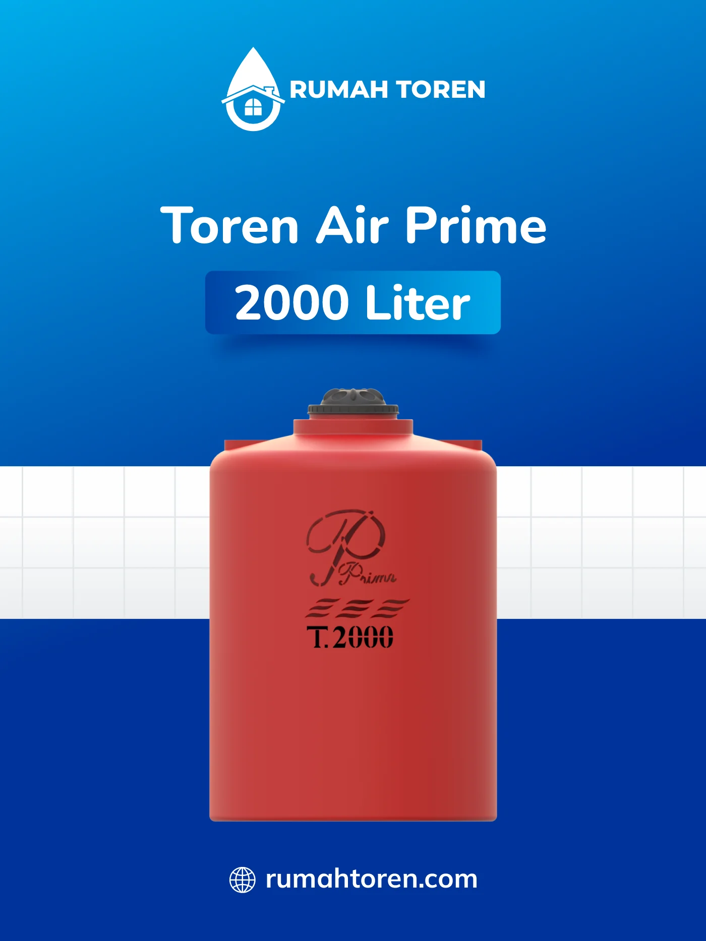 Toren 2000 Liter Solusi Penyimpanan Air Untuk Rumah Dua Lantai - Rumah Toren